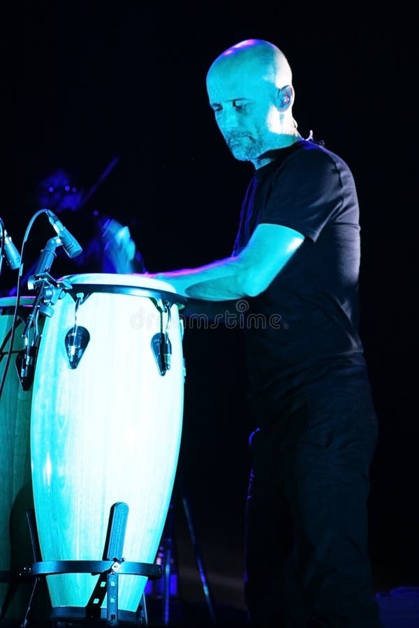 Moby performs at Barcelona editorial stock photo. Image of instrument ...