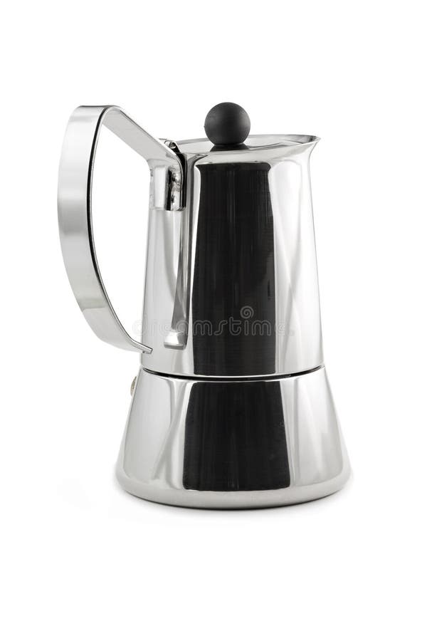 Mocca Maker Isolated On White Background Stock Illustration ...