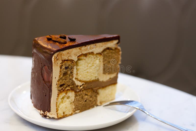 Mocha Cake stock photo. Image of cake, dough, mocha, snack - 26375408