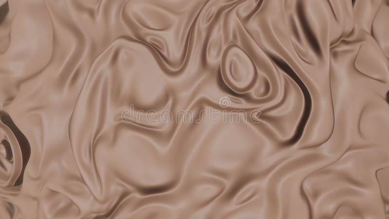 Mocha Mausse Colour Silk Waves, Looping Texture Animation Stock Video ...