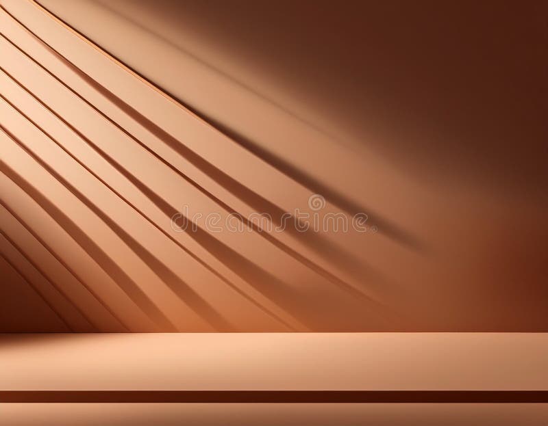 Mocha Mousse Color Gradient with Shadows Stock Photo - Image of ...