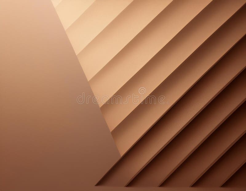 Mocha Mousse Color Gradient with Shadows Stock Photo - Image of ...