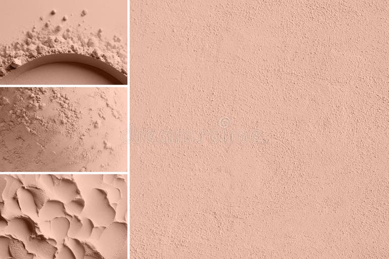 Mocha Mousse - the Color of the Year 2025. Multiple Textures Surface in ...
