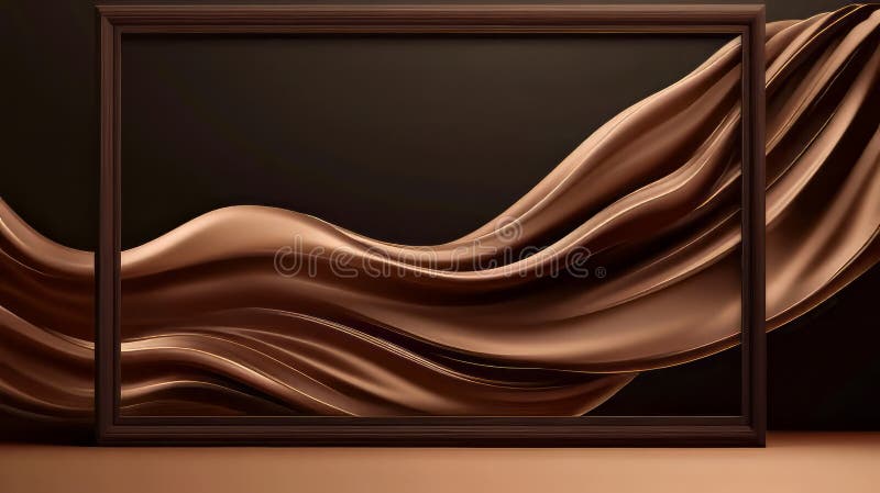 Mocha Mousse 2025 Colored Gradient Background with No Texture Stock ...