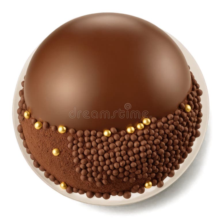 Mocha Mousse Eclipse a Perfect Sphere of Dark Chocolate Mousse with a ...