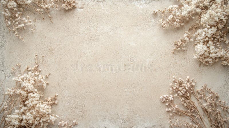 Mocha Mousse Floral Frame Background Stock Photo - Image of generated ...