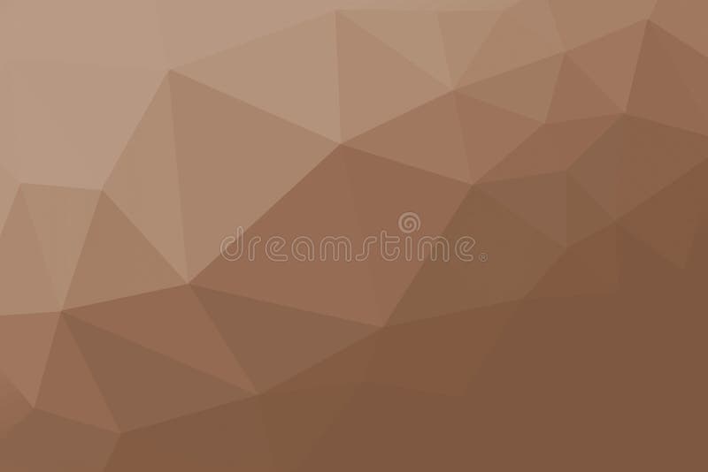 Mocha Mousse Gradient Triangle Background, Abstract Polygon Pattern ...