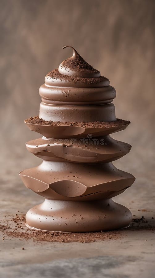 Mocha Mousse Layers Showcasing Artistic Design for Creative Interior ...