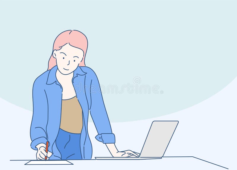 Taking Notes Stock Illustrations – 3,002 Taking Notes Stock ...