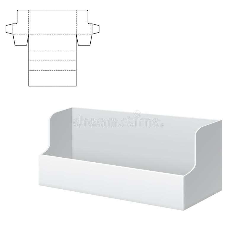 Mock up Clear Box stock vector. Illustration of cardboard - 91321998