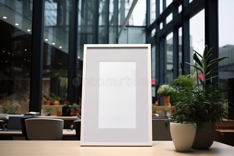 Mock Up Corporate Branding Frame. Isolate Background Stock Illustration ...