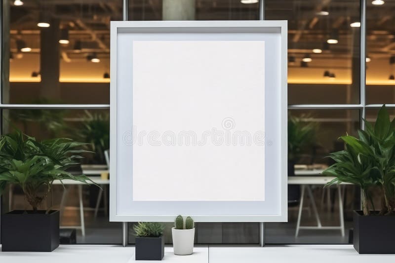 Mock Up Corporate Branding Frame. Isolate Background Stock Photo ...