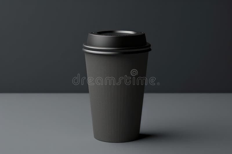 Mock Up of Disposable Coffee Cups Tea Cups Paper Cup Stock Illustration ...