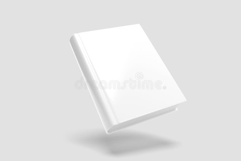 Mock Up of a Floating Book on a Color Background - 3d Rendering Stock ...