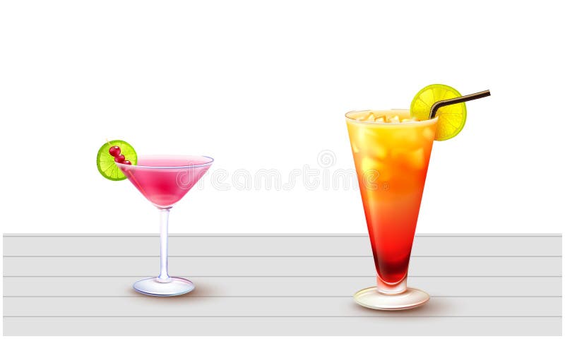 Mocktail Illustration Stock Illustrations – 434 Mocktail Illustration ...