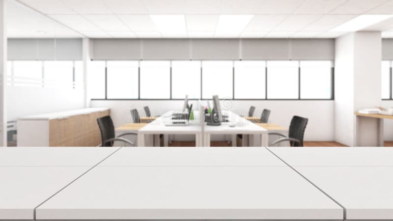 Mock Up,office Space for Working with Computers, Office Equipment,line ...