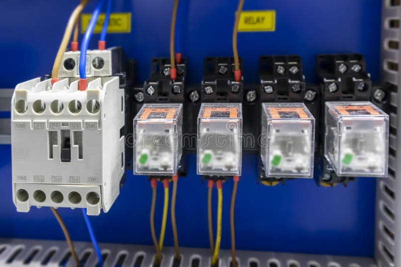 Mock-up of Panel Board Installation and Wiring for Connecting ...