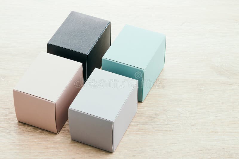 Mock up paper box stock photo. Image of wood, texture - 84143124