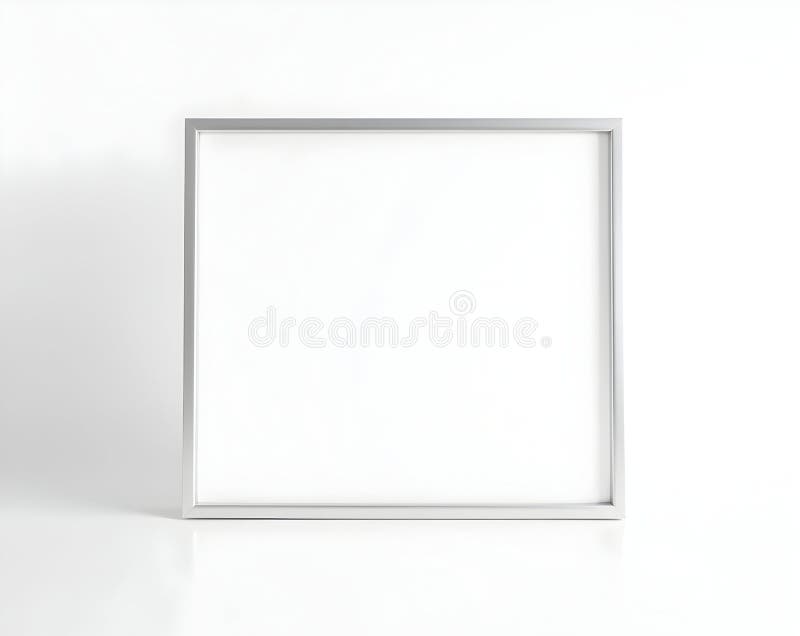 Mock Up Poster Frame on Chest of Drawers Interior Stock Illustration ...