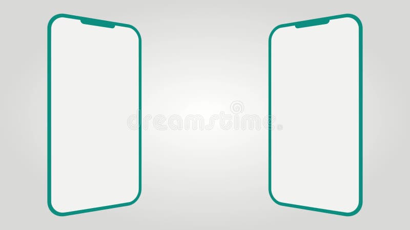Mock Up Smartphone Animation Stock Footage - Video of design, clean ...
