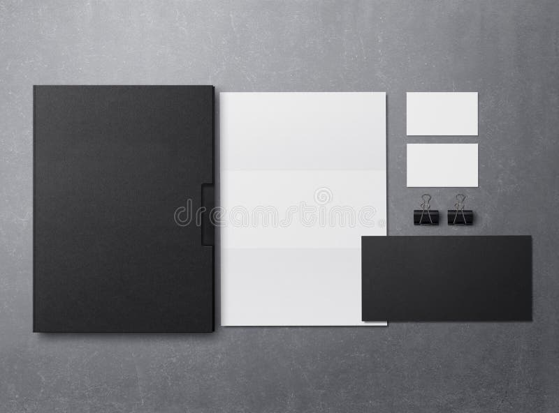 Mock Up. Template for Branding Identity. Blank Objects for Placing Your ...