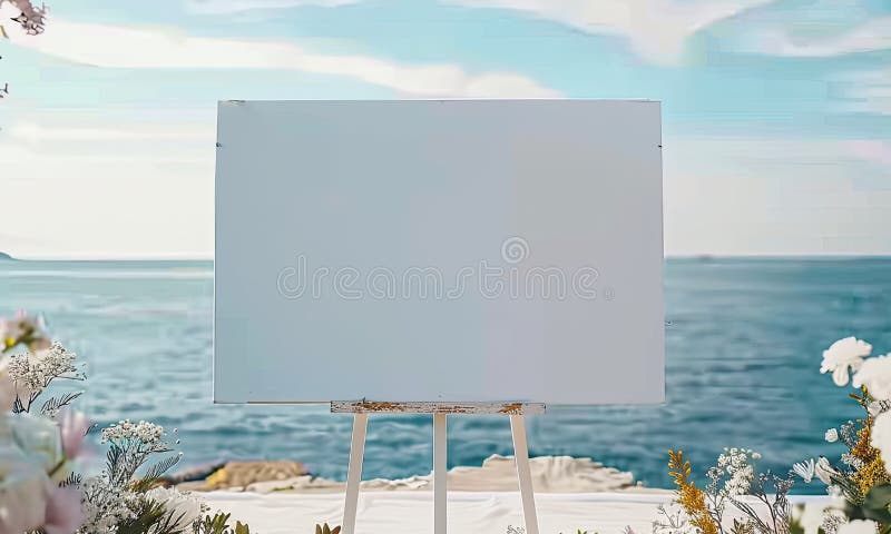 Mock Up Welcome Board, Template Sign Stock Image - Image of empty ...