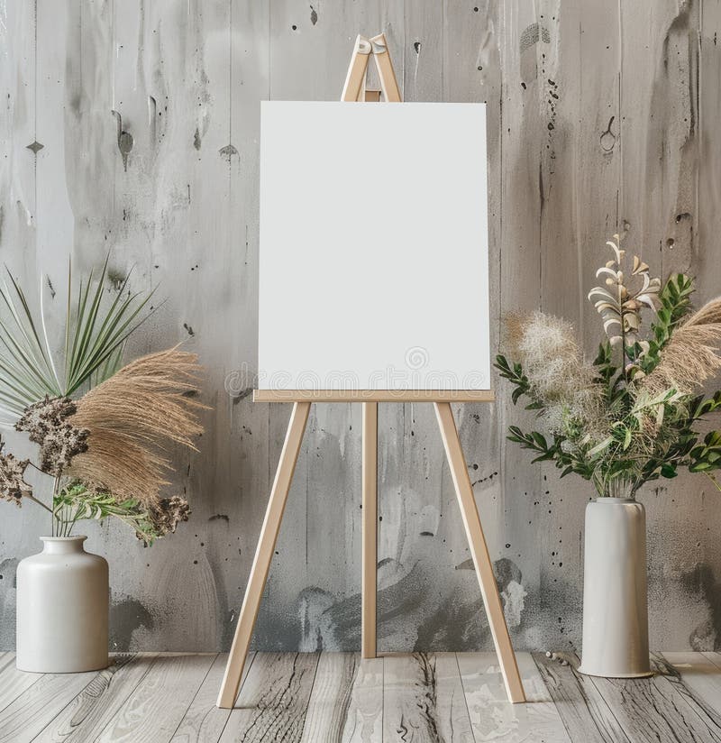 Mock Up Welcome Board, Template Sign Stock Photo - Image of white ...