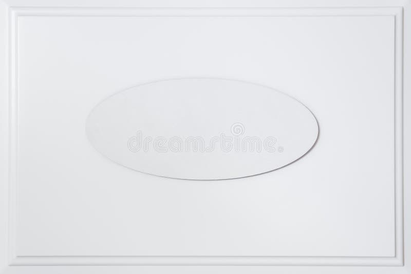 Mockup of White Name Label Hanging on a Door Stock Image - Image of ...