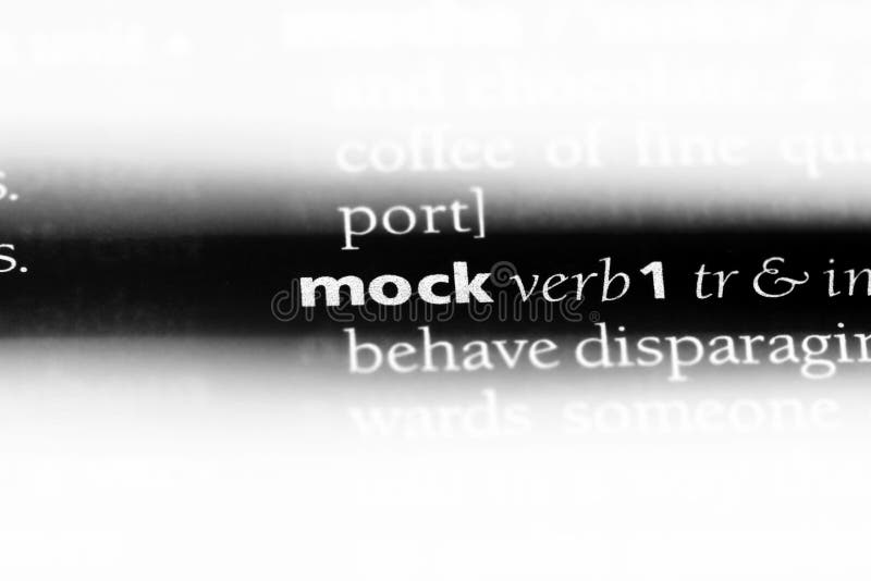 Mock stock photo. Image of word, macro, definition, english - 126542334