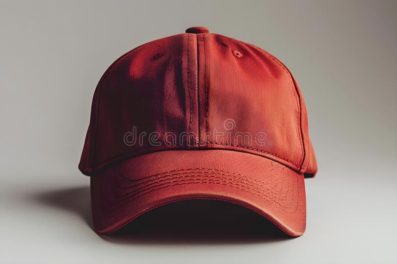 Concept Mockup of a Baseball Cap on a White Background for Design ...