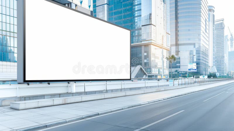 Mockup of a Blank Banner Ad on a High-traffic Website for Digital Ad ...