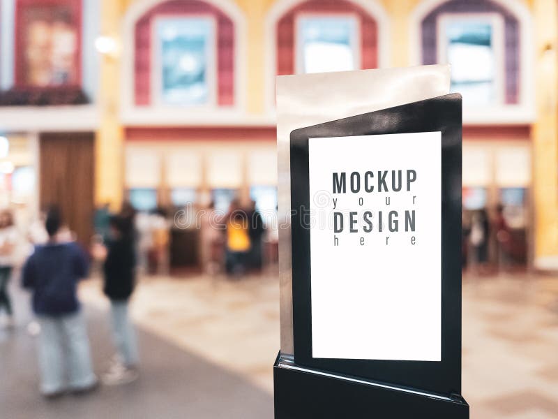 Mockup Blank Empty Advertising Light Box for Your Advertisement Artwork ...