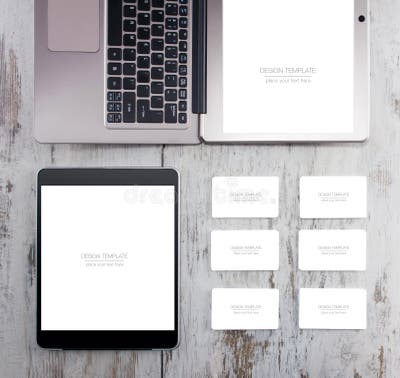 Mockup business template stock image. Image of branding - 49217763