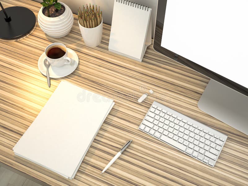 Mockup Business Template. High Resolution Editorial Stock Photo ...