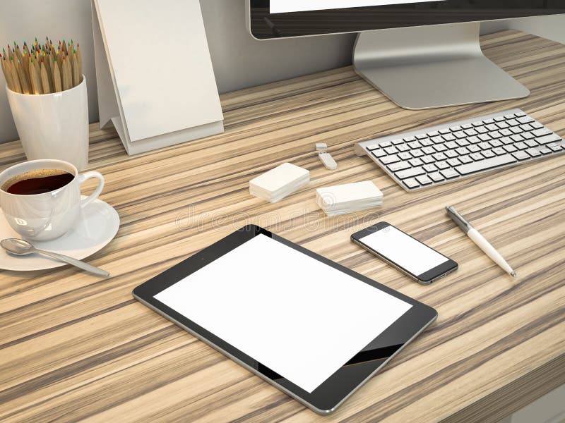 Mockup Business Template. High Resolution Editorial Stock Image ...