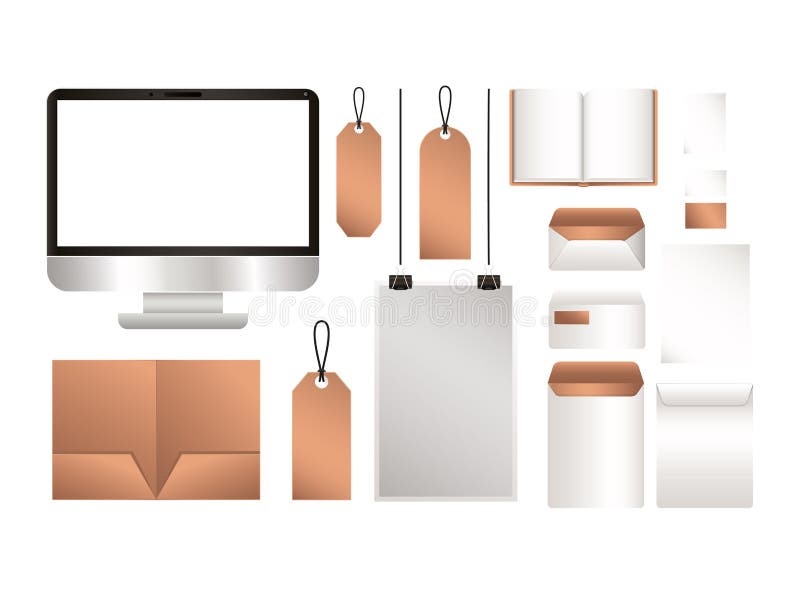 File labels icon set stock vector. Illustration of pictogram - 21707936