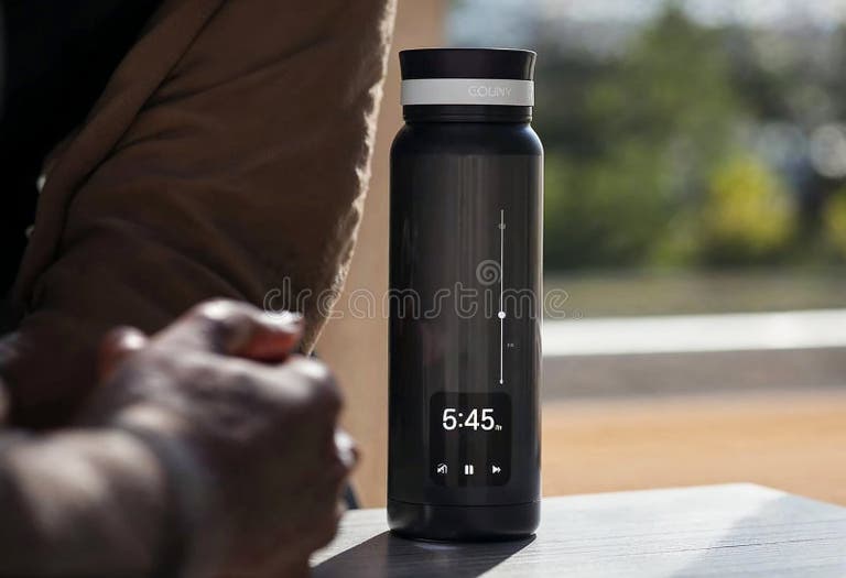 Smart Water Bottle with Digital Display for Hydration Tracking Perfect ...