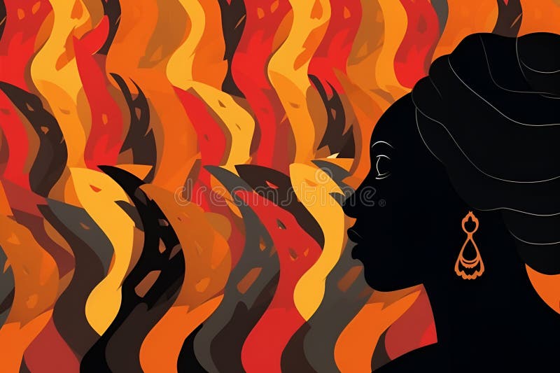 Mockup for Design with Empty Space for Black History Month Holiday ...