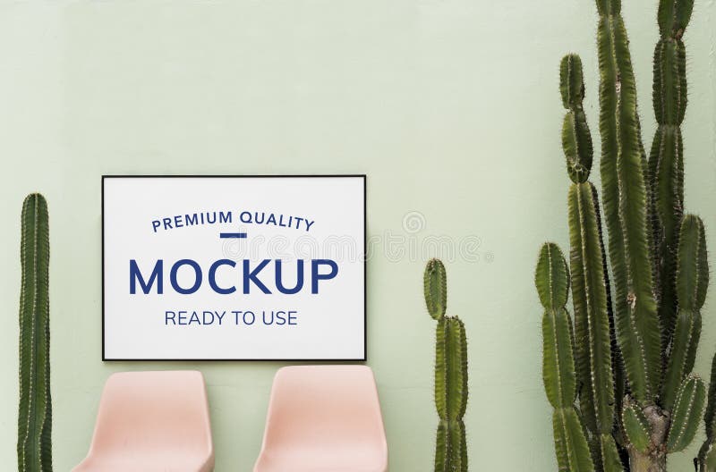 Mockup Design Space on Paper Board Stock Photo - Image of design, show ...