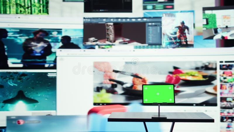 Mockup Device and Viral Videos Feed Streaming Website Interface Stock ...