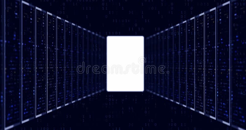 Mockup, Digital Microchip and Circuit Board for Software Coding, Programming or Database ...