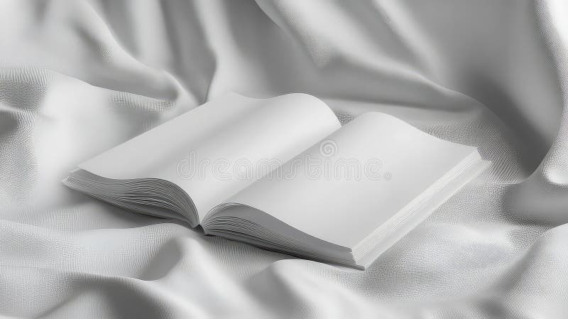 Mockup of a Folded Magazine, Perfect for Design Display and ...