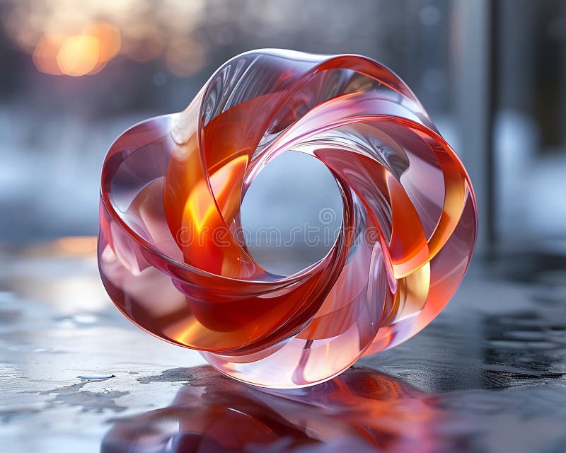 A Mockup of a Glass Logo with a Futuristic Design Stock Image - Image ...