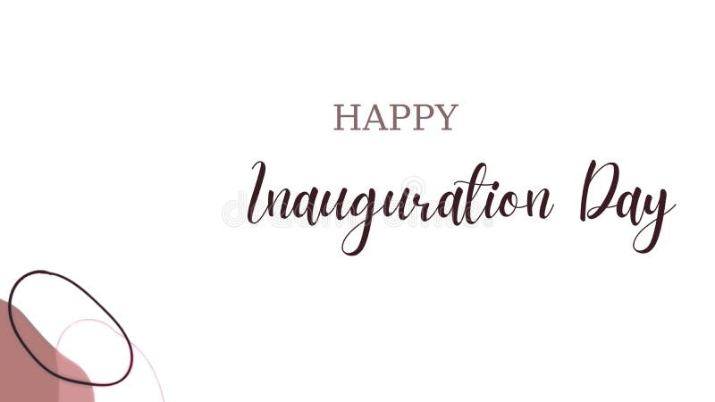 Happy Inauguration Day Wish Image Stock Illustration - Illustration of ...