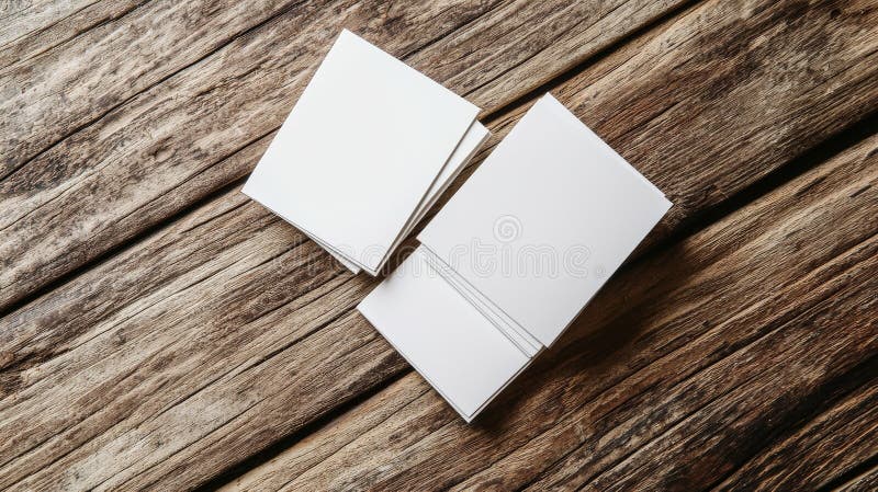 Mockup Illustration of a Blank Postcard Rendered in 3D that Works Well ...