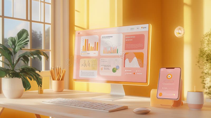 A Mockup of an Influencer Collaboration Proposal with Visual Stats and ...