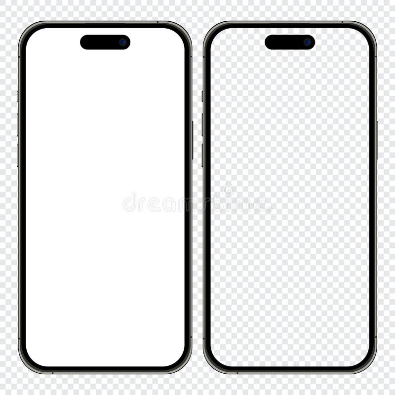 Mockup of Iphone 15 Pro Max. Mockup Screen Front View Iphone Editorial ...