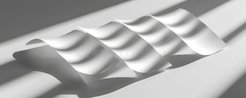 Mockup 3 Panel Gate Fold Brochure Isolated on White Background. Stock ...