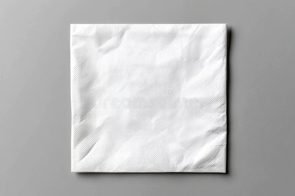 Mockup of a Paper Napkin Stack with Space for Your Logo or Graphic ...