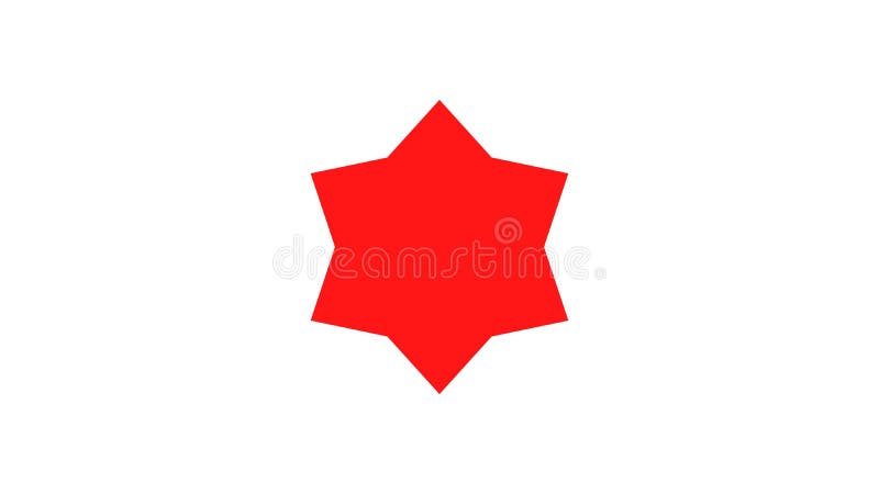 8 Pointed Star stock illustration. Illustration of mockup - 266079722